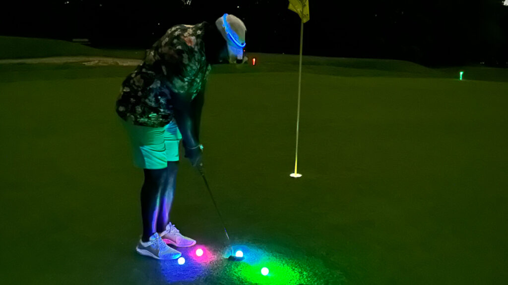 First Time Series: Glow Golf At Night - MASSGOLF
